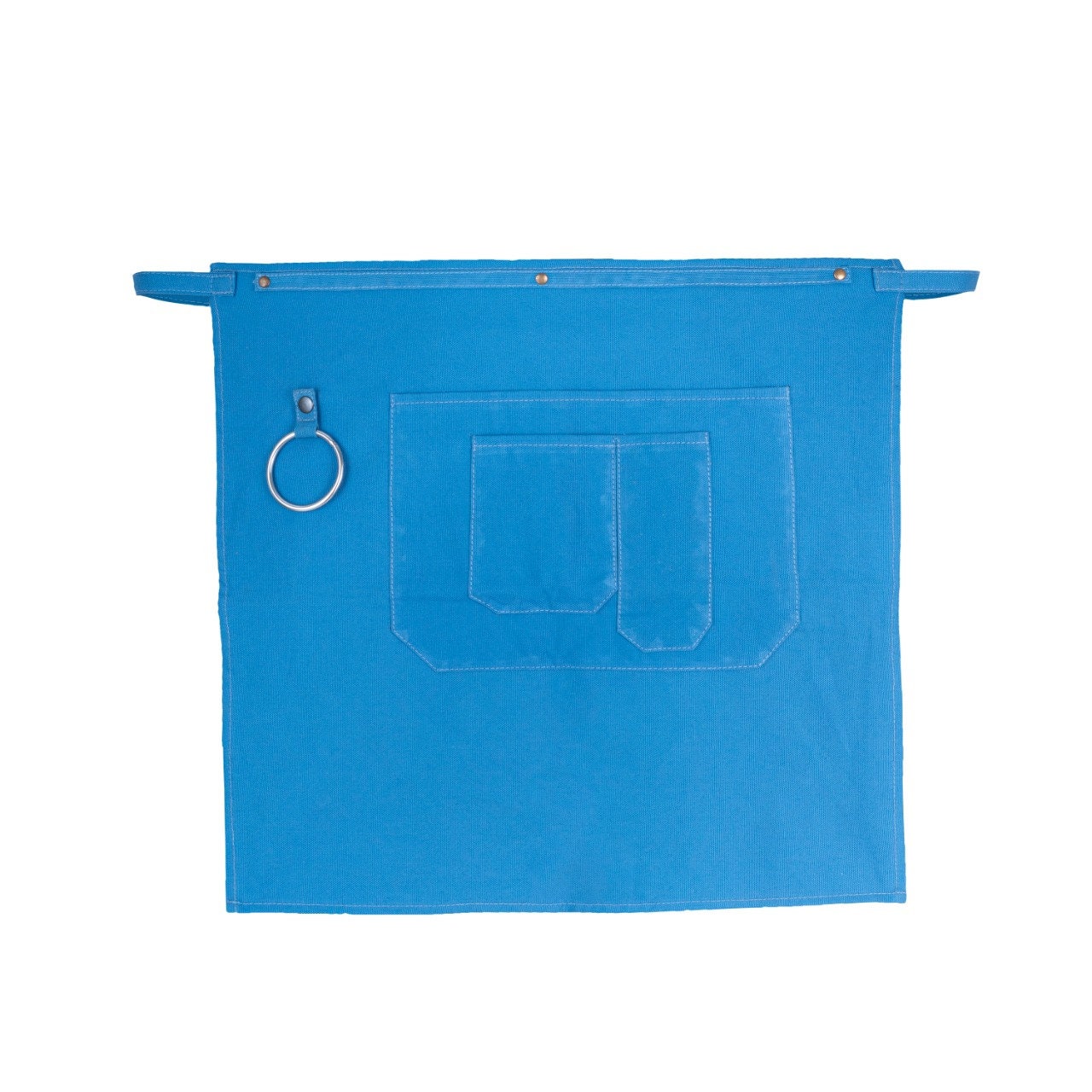 The Worcestershire Washable Blue Canvas Half apron – LEATHERSHIRE